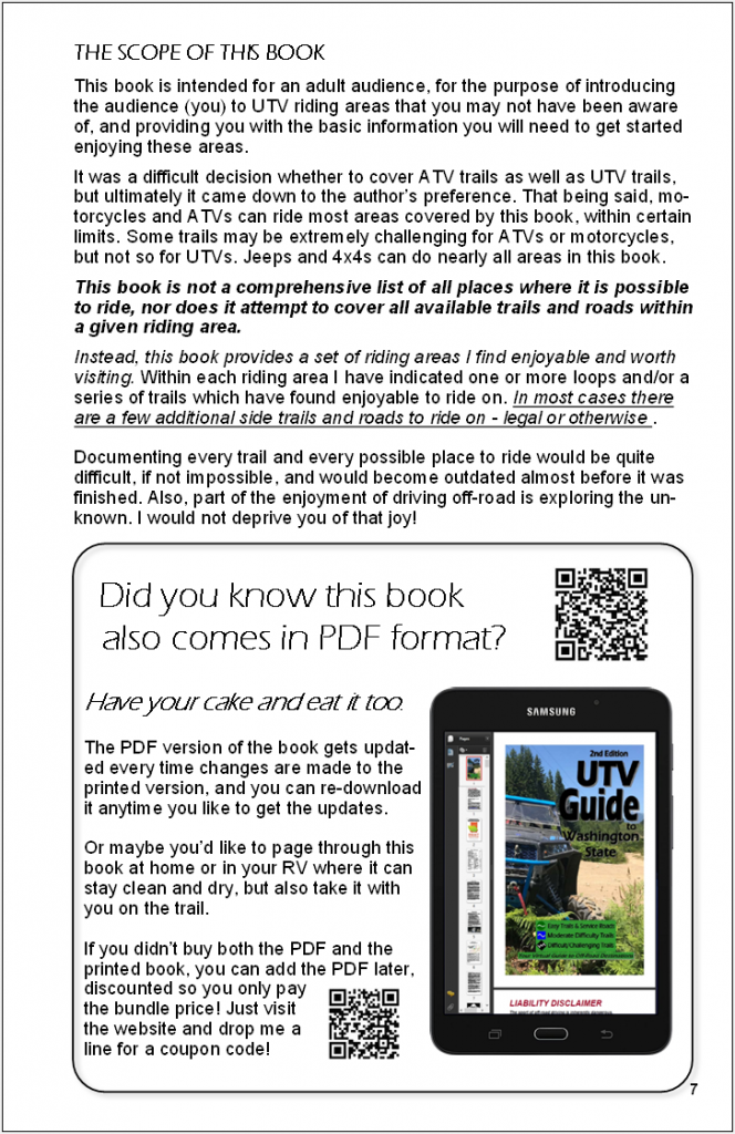 UTV Guide to Washington State – Printed Book (3rd Edition) – UTV ...